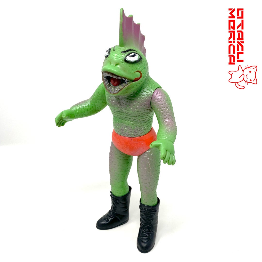 Nakajima 1970s "Tiger Mask" Piranha Man Vintage Sofubi Figure | Otakumerica