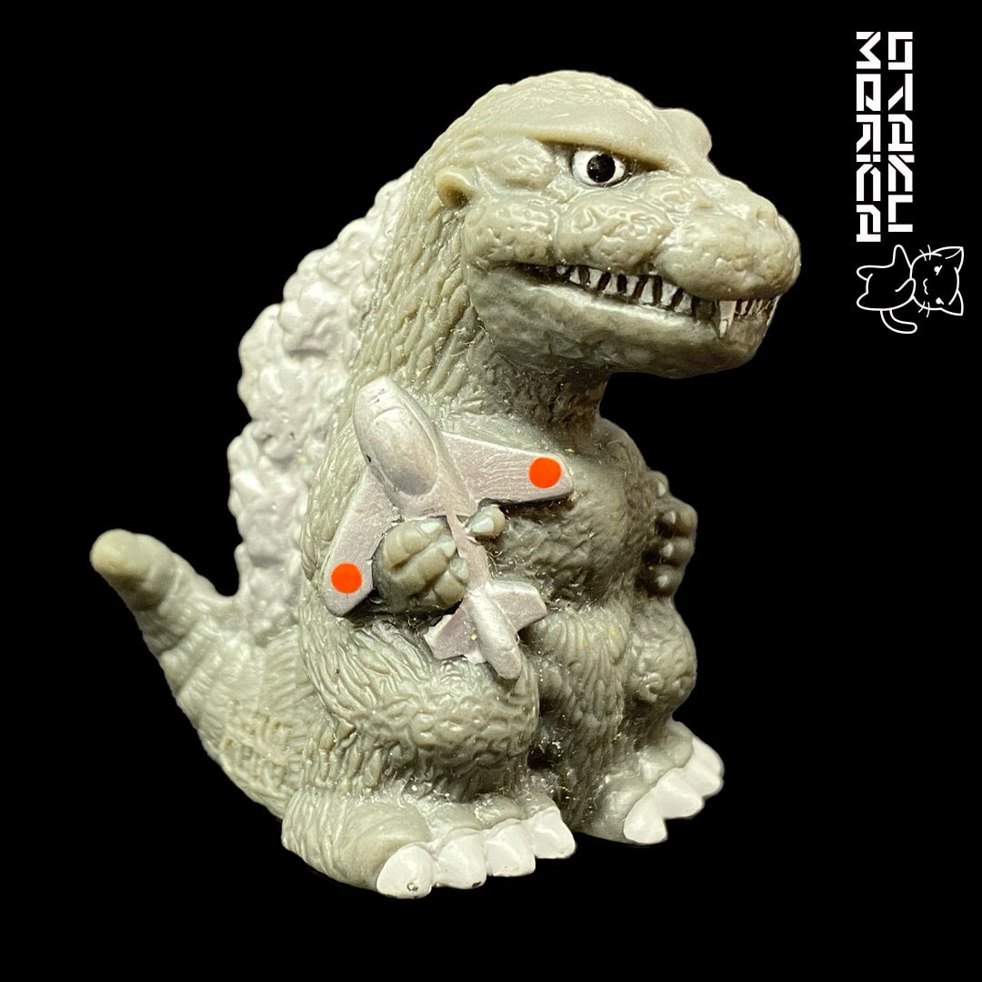 Bandai 2001 Godzilla Finger Puppets - Godzilla 1954 with Plane ...