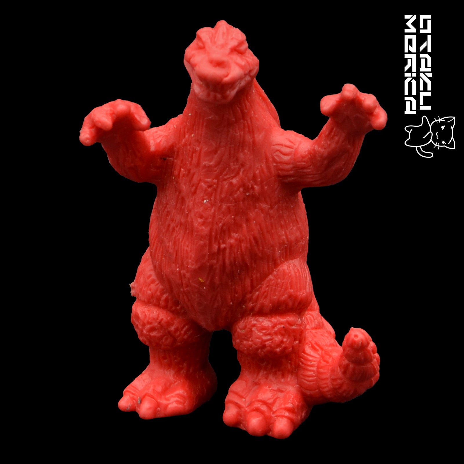 Yamakatsu Godzilla (Red) - Vintage Godzilla Kaiju Keshigomu | Otakumerica