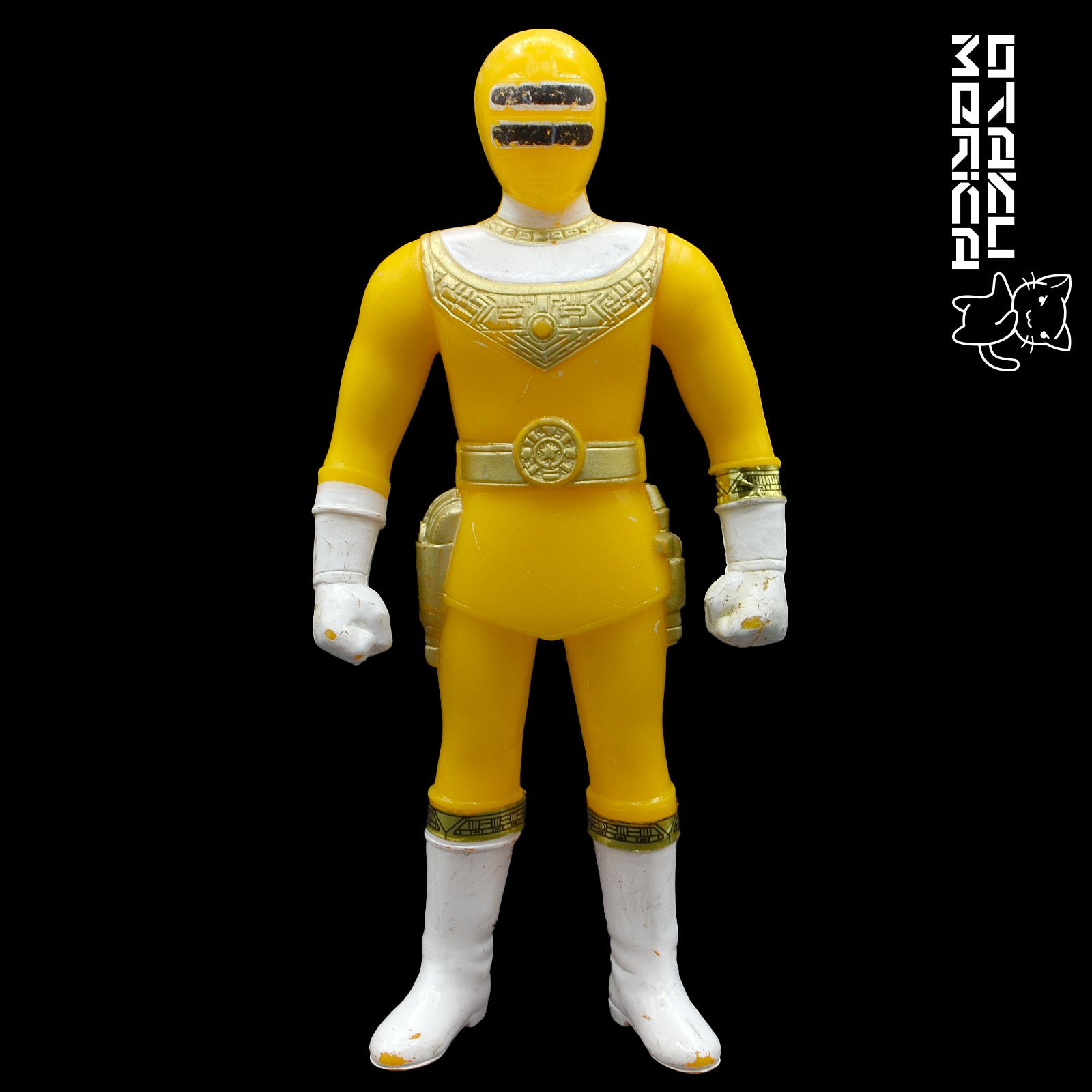 Bandai 1994 Chouriki Sentai Ohranger Yellow Ranger - Sofubi Figure ...