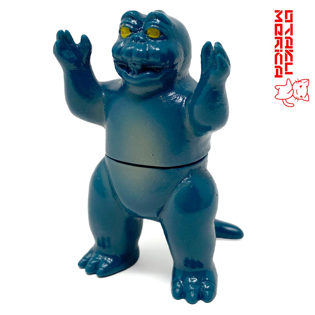 Marusan Margacha Minilla/Minya 1967 (Blue, Painted) Kaiju Sofubi Figure ...