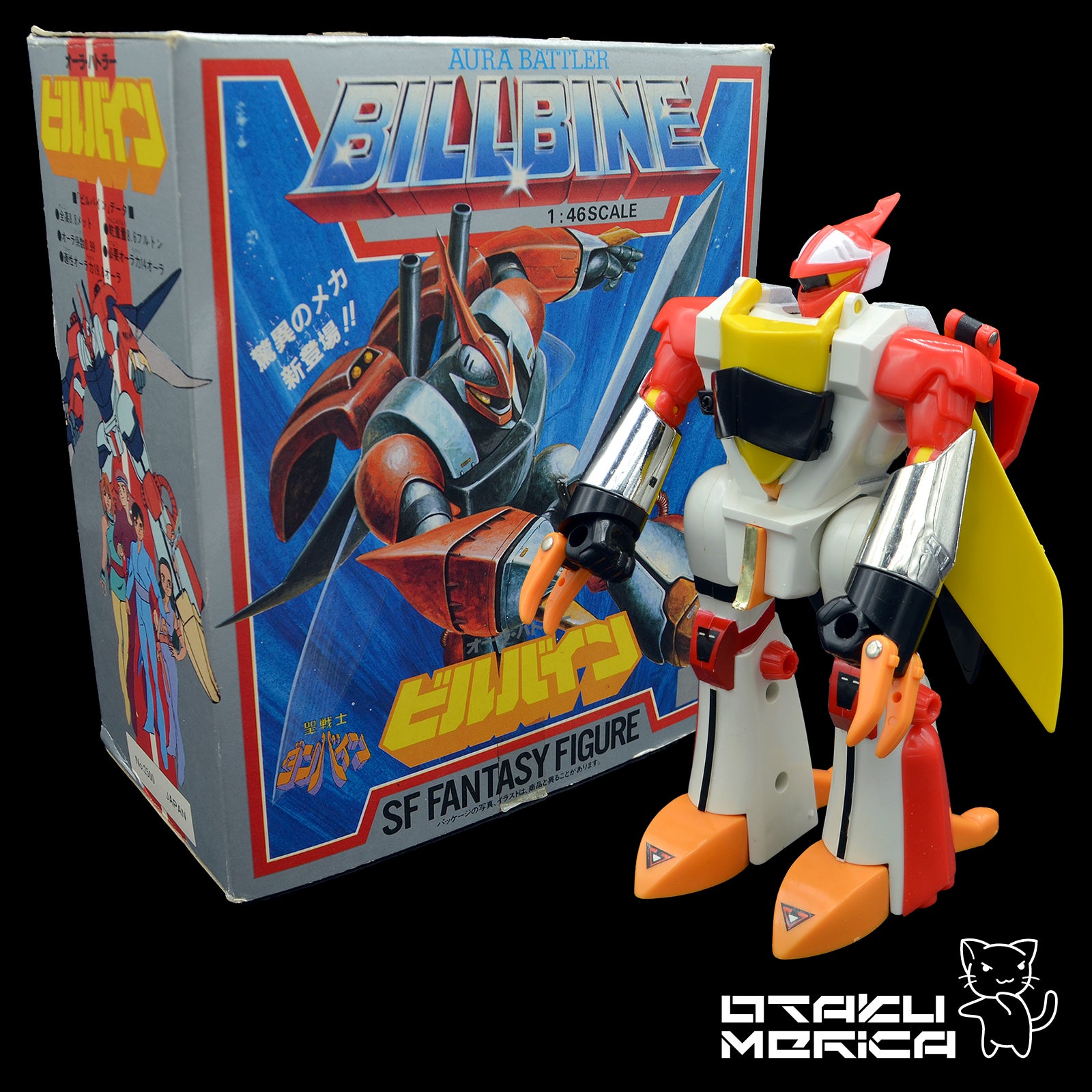 Clover 1983 Aura Battler Dunbine - Billbine Super Robot Chogokin Figure ...
