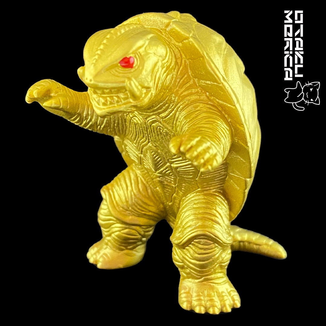 Marusan Margacha Gamera 1995 (Gold, Painted) Kaiju Sofubi Figure ...
