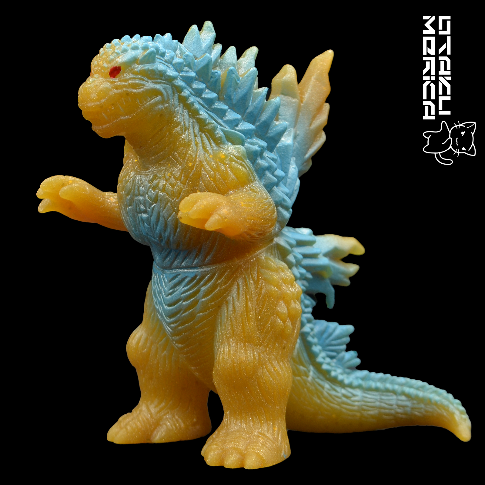 Marusan 2024 Margacha Godzilla 2000 (Tan, Painted) Kaiju Sofubi Figure ...