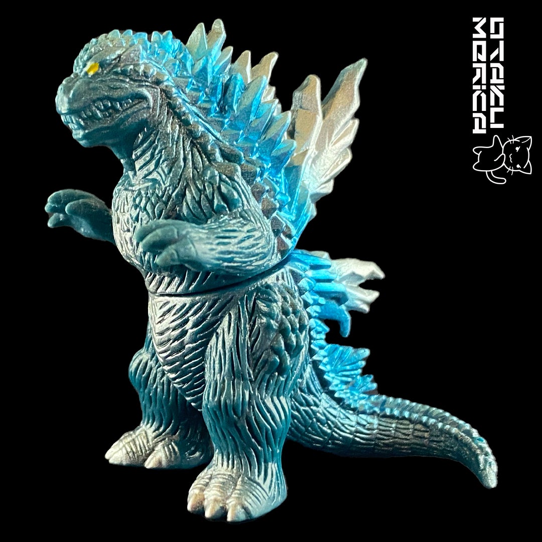 Marusan 2024 Margacha Godzilla 2000 (Blue, Metallic) Kaiju Sofubi Figure | Otakumerica