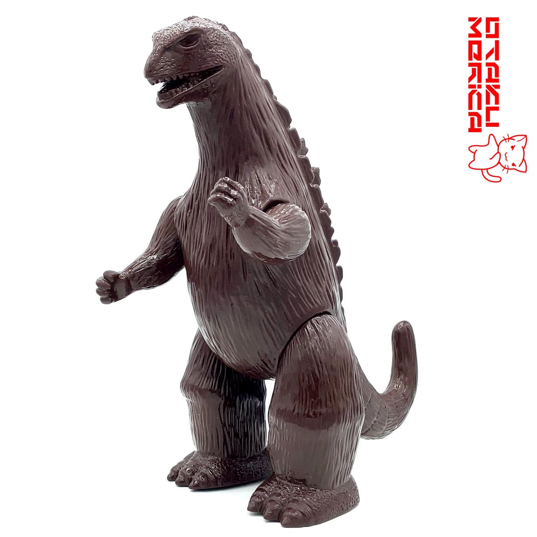 Marusan J-Tail Godzilla Reprinted (Brown Blank) - Bullmark Kaiju Sofubi ...