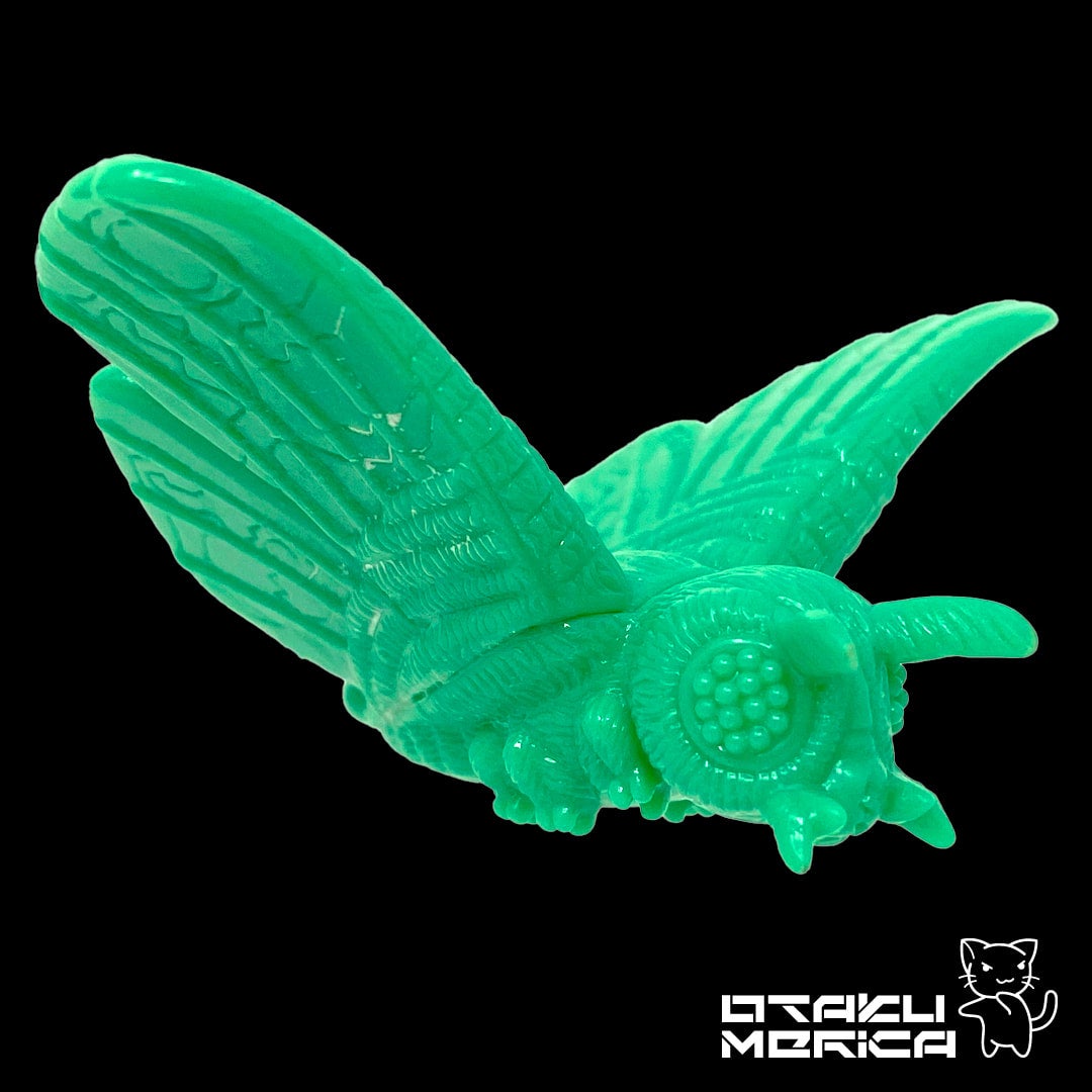 Marusan Margacha Mothra (Green) Kaiju Sofubi Figure | Otakumerica