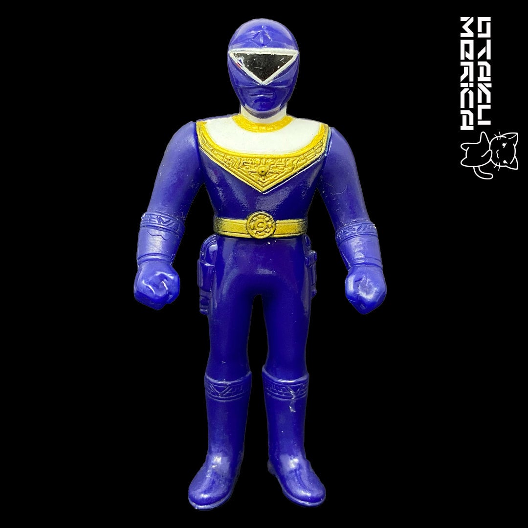 Bandai 1995 Chouriki Sentai Ohranger Blue Ranger - Mini Sofubi Figure ...