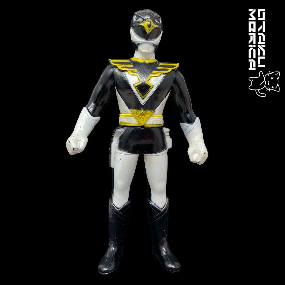 Bandai 1991 Chojin Sentai Jetman Black Condor - Sofubi Figure | Otakumerica