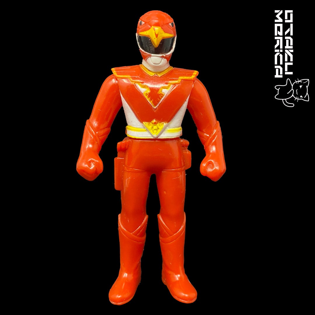 Bandai 1991 Chojin Sentai Jetman Red Hawk - Mini Sofubi Figure ...