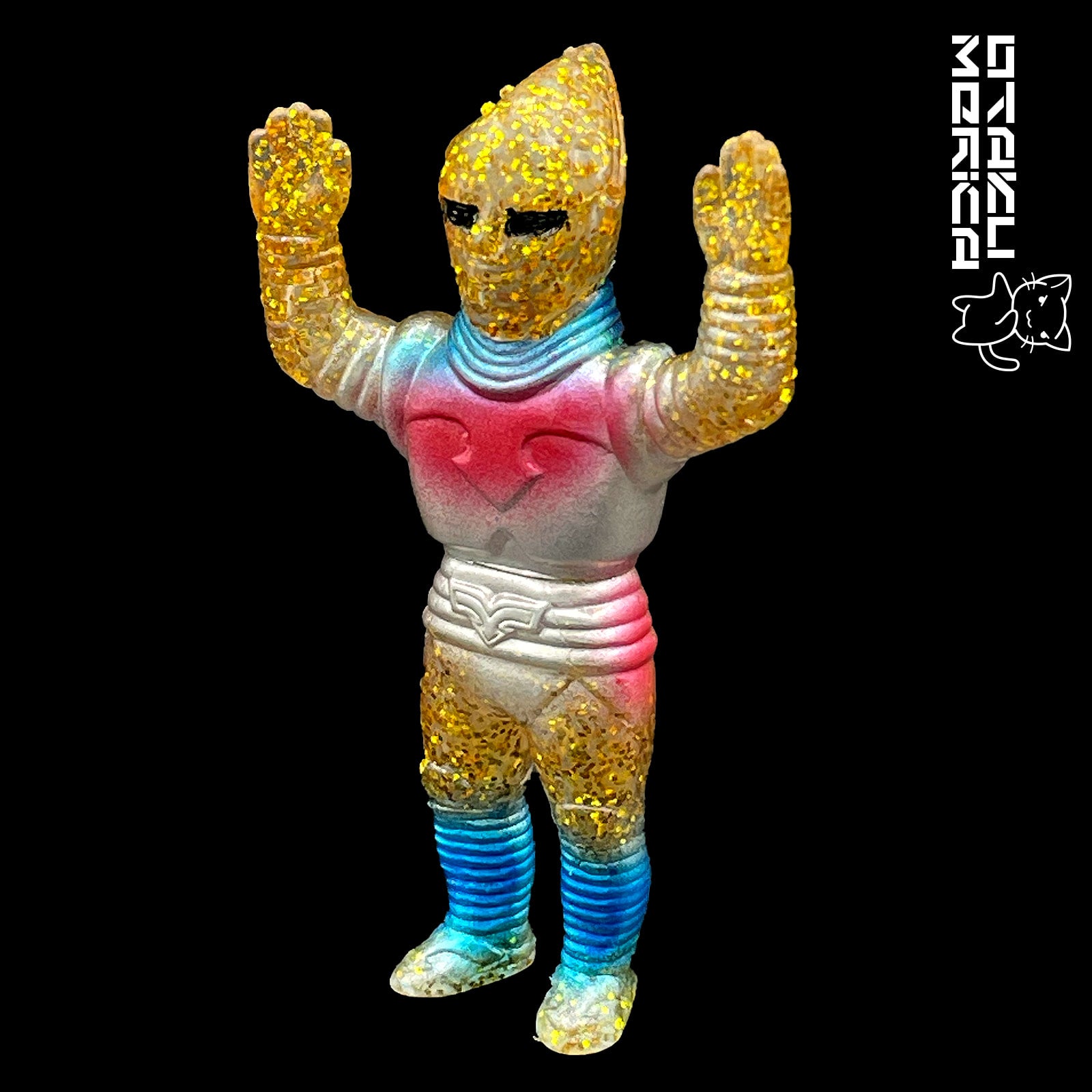 Marusan 2020 Margacha Jet Jaguar (Painted, Gold Sparkle) Kaiju Sofubi ...