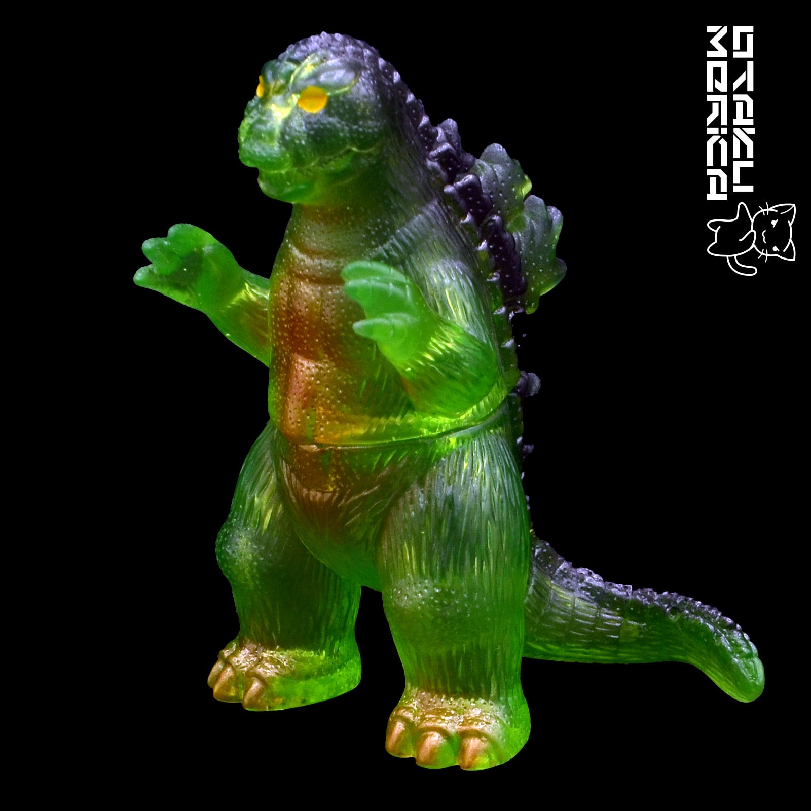 Marusan 2023 Margacha Godzilla 1964 (Clear, Painted) - Kaiju Sofubi Figure | Otakumerica